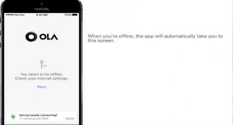 Ola Launches Offline Booking on its App to Ensure Uninterrupted ...