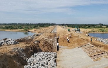 IIT Madras Designed Check Dam Aids Palar River To Store Surplus ...