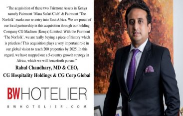 CG Hospitality furthers its expansion into East Africa, with the ...