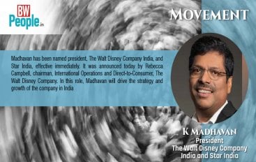 K Madhavan Named President, The Walt Disney Company India, and Star ...