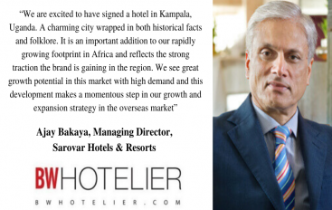 Sarovar Hotels expands portfolio in Africa - BW Hotelier
