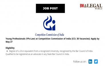 Job Vacancy At Competition Commission Of India - BW Legal World