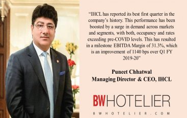 IHCL delivers best Q1 performance in its history - BW Hotelier