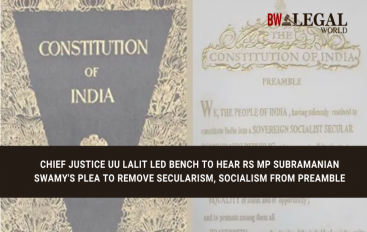 Chief Justice UU Lalit Led Bench To Hear RS MP Subramanian Swamy's Plea To Remove Secularism ...