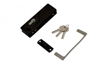 Hafele’s range of Floor Spring and Patch Fittings in Black Matt finish ...