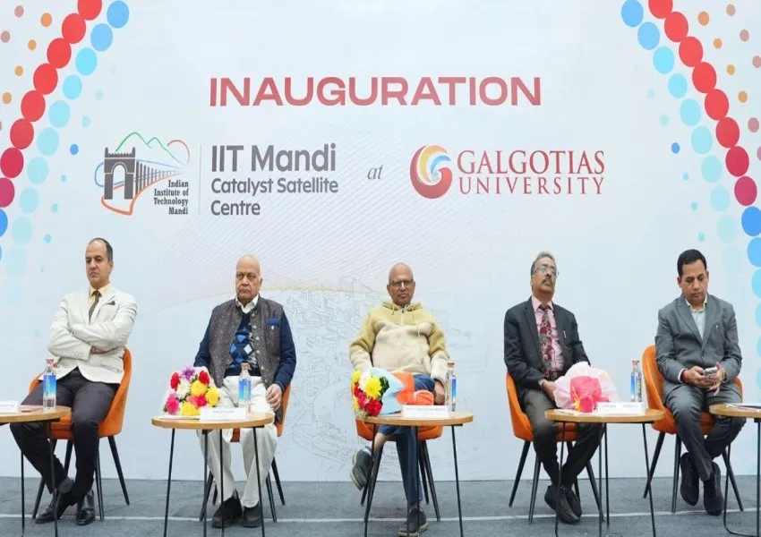 Galgotias University Inaugurates IIT Mandi Catalyst Satellite Centre ...