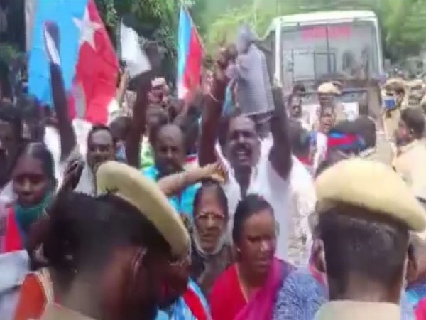 BJP, VCK party workers clash outside district collector's office in ...