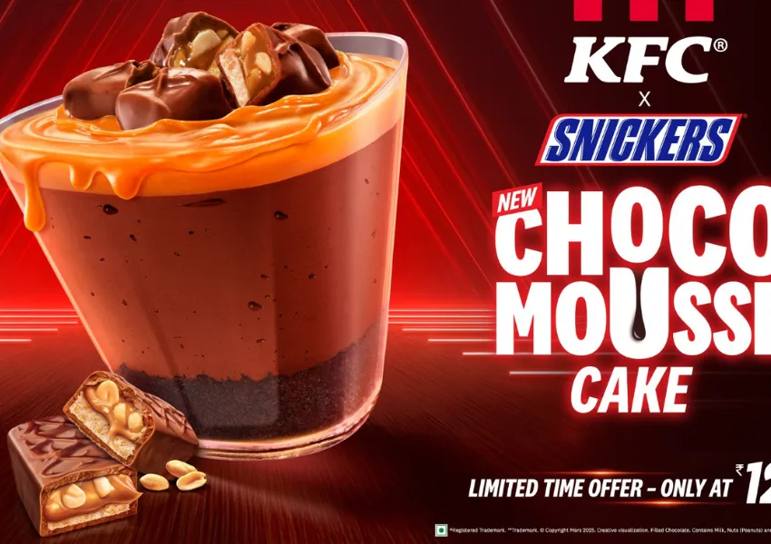 Kfc India & Snickers Introduce Limited-edition Choco Mousse Cake - BW ...