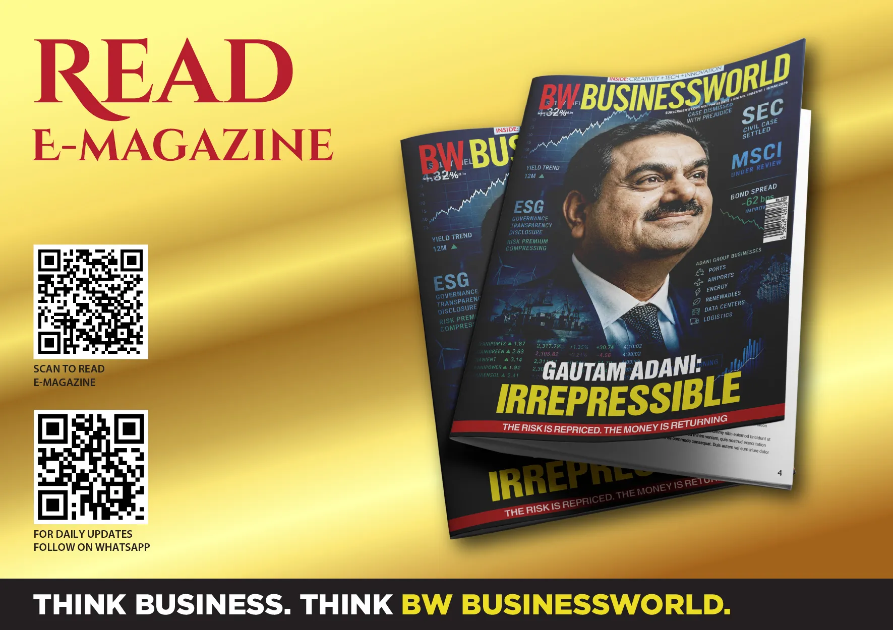 BW Businessworld’s Latest Issue On Gautam Adani’s Global Re-rating ...