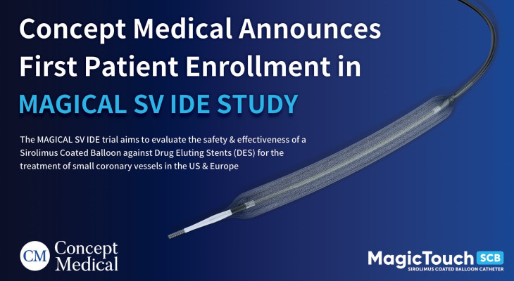 Concept Medical Enrols First U.S. Patient In MAGICAL-SV Trial For CAD ...