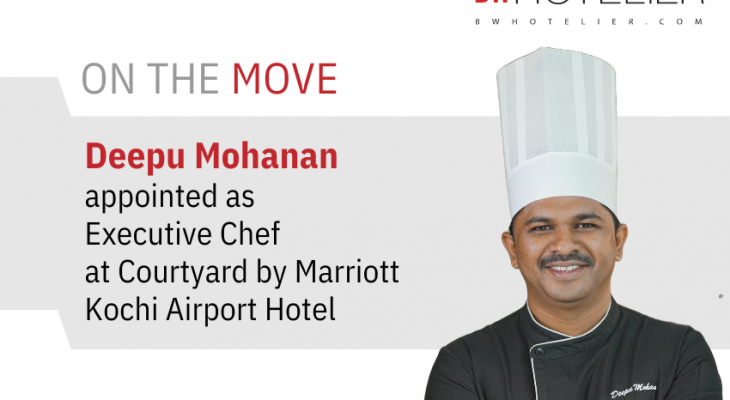 Deepu Mohanan appointed as Executive Chef at Courtyard by Marriott ...