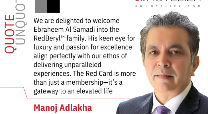 Ebraheem Al Samadi joins RedBeryl’s membership programme - BW Hotelier