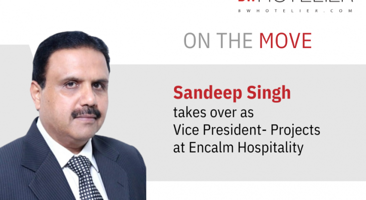 Sandeep Singh takes over as the Vice President- Projects at Encalm ...
