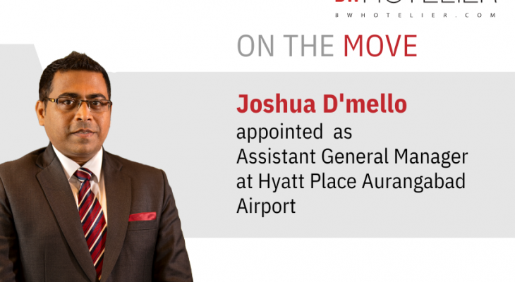 Hyatt Place Aurangabad Airport appoints Joshua D’mello as Assistant ...