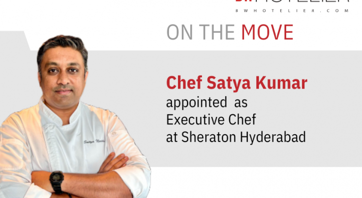 Sheraton Hyderabad appoints Chef Satya Kumar as Executive Chef - BW ...