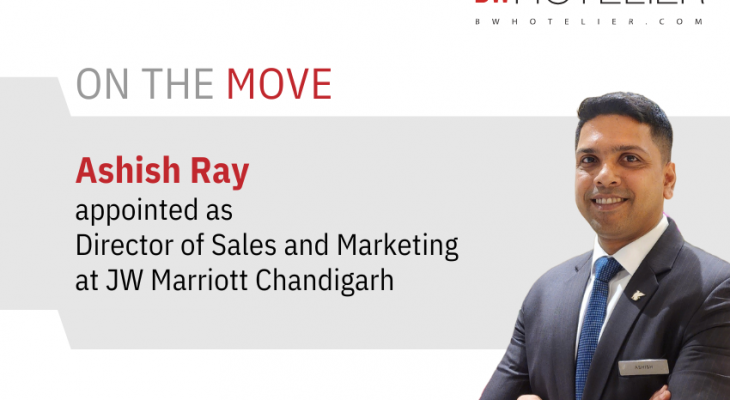 JW Marriott Chandigarh appoints Ashish Ray as Director of Sales and ...