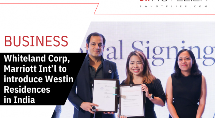 Whiteland Corporation, Marriott International sign agreement to ...