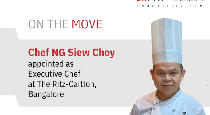 The Ritz-Carlton, Bangalore appoints Chef NG Siew Choy as Executive ...