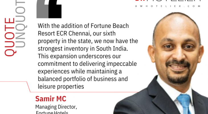 Fortune Hotels expands presence in Tamil Nadu - BW Hotelier