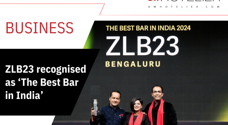 ZLB23 recognised as ‘The Best Bar in India’ - BW Hotelier