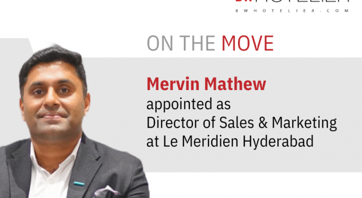 Le Meridien Hyderabad appoints Mervin Mathew as Director of Sales ...