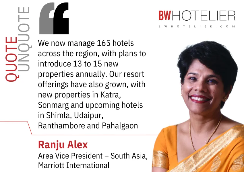 Transforming hospitality: How Ranju Alex is shaping Marriott's future ...