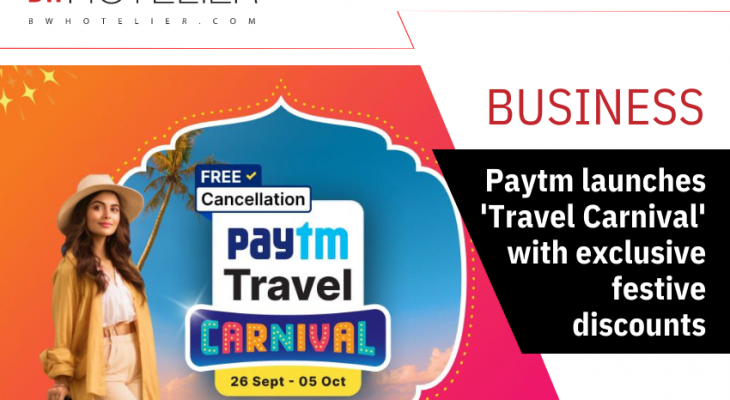 Paytm launches 'Travel Carnival' with exclusive festive discounts on ...