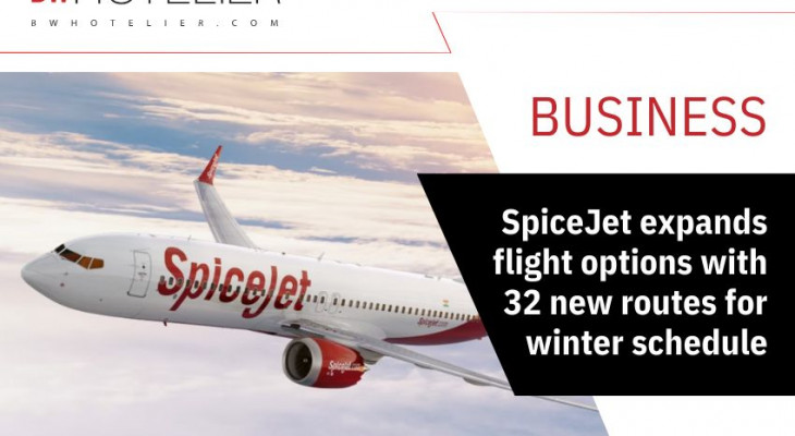 SpiceJet expands flight options with 32 new routes for winter schedule ...