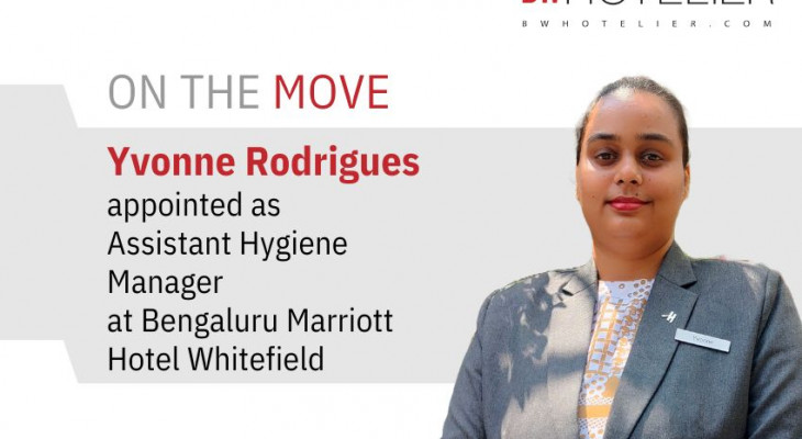 Yvonne Rodrigues appointed as Assistant Hygiene Manager at Bengaluru ...