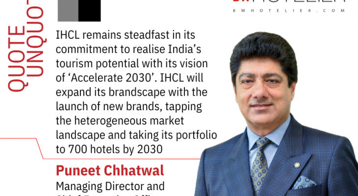 IHCL reveals ‘Accelerate 2030’ strategy - BW Hotelier