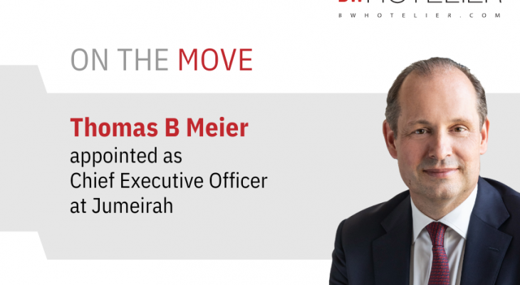 Jumeirah appoints Thomas B Meier as Chief Executive Officer - BW Hotelier