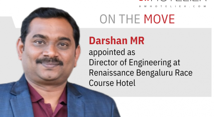 Renaissance Bengaluru Race Course Hotel appoints Darshan MR as Director ...