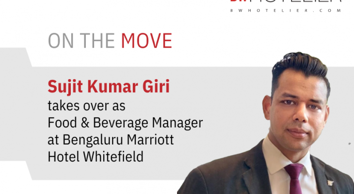 Sujit Kumar Giri appointed as Food & Beverage Manager at Bengaluru ...
