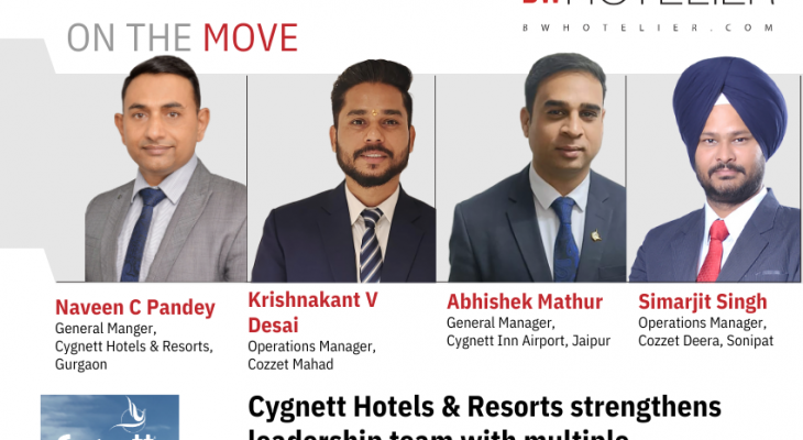 Cygnett Hotels & Resorts strengthens leadership team with multiple ...