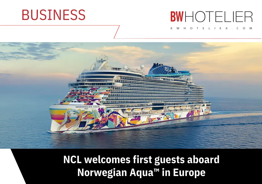 NCL welcomes first guests aboard Norwegian Aqua™ in Europe - BW Hotelier