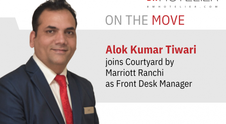 Alok Kumar Tiwari joins Courtyard by Marriott Ranchi as Front Desk ...