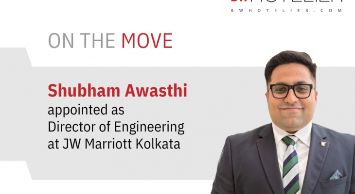 JW Marriott Kolkata appoints Shubham Awasthi as Director of Engineering ...