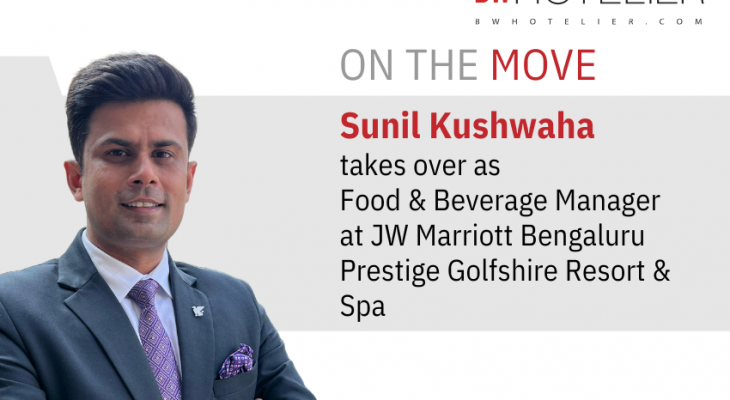 Sunil Kushwaha takes over as Food & Beverage Manager at JW Marriott ...