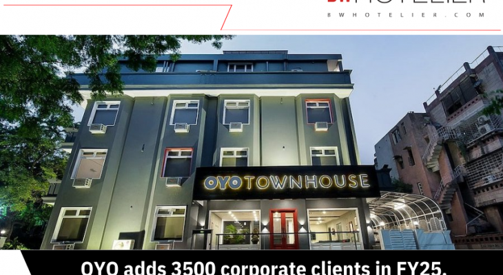 OYO adds 3500 corporate clients in FY25, records 20 per cent Y-O-Y ...