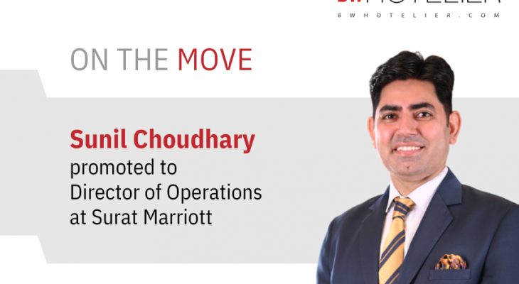 Sunil Choudhary promoted to Director of Operations at Surat Marriott ...
