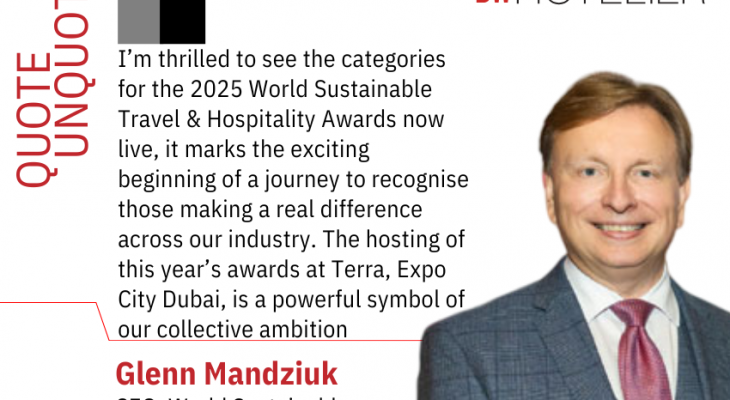 Entries open for 2025 World Sustainable Travel & Hospitality Awards ...
