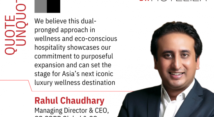 Wellness, Growth, Impact: CG Hospitality goes global - BW Hotelier