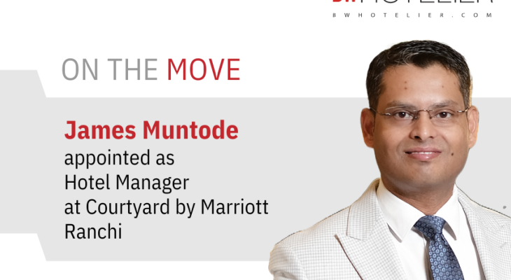 James Muntode appointed Hotel Manager at Courtyard by Marriott Ranchi ...