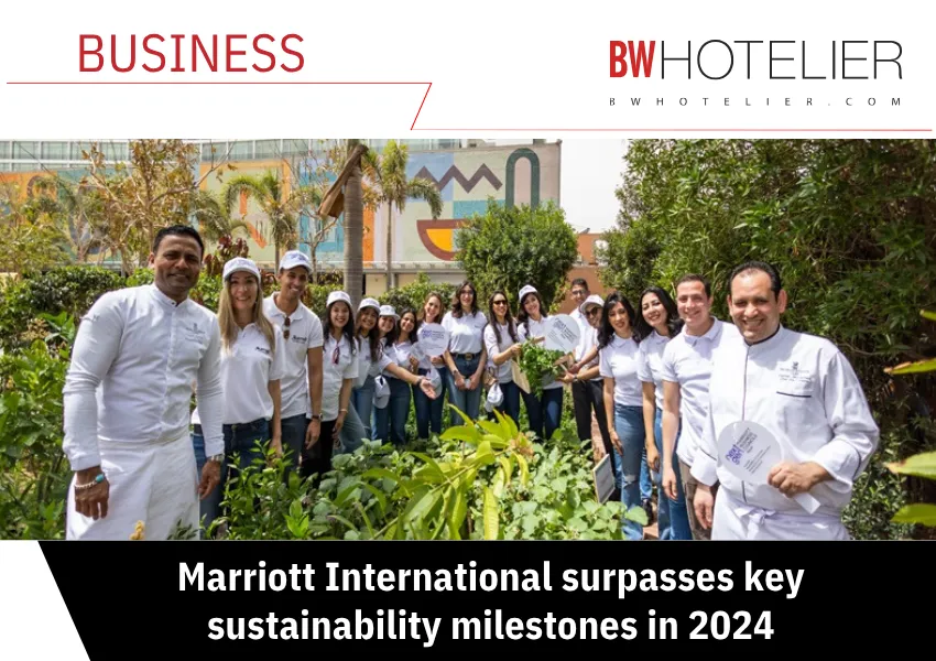Marriott International surpasses key sustainability milestones in 2024 ...