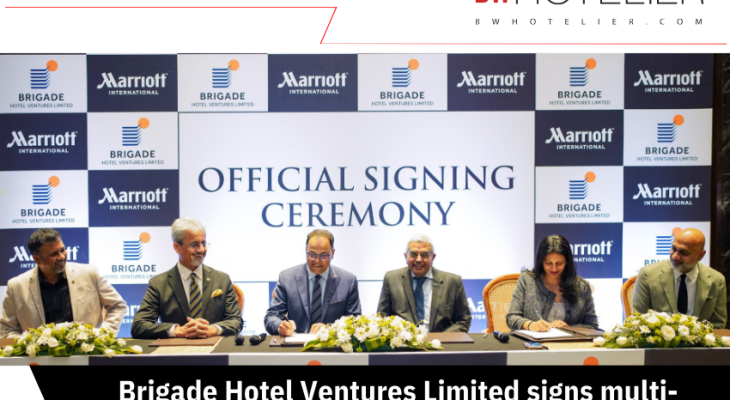 Brigade Hotel Ventures Limited signs multi-deal agreement with Marriott ...