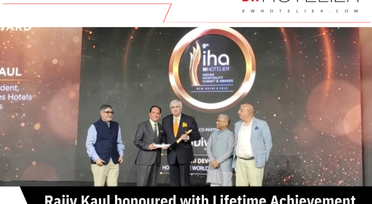 Former President of The Leela Group Rajiv Kaul honoured with Lifetime ...