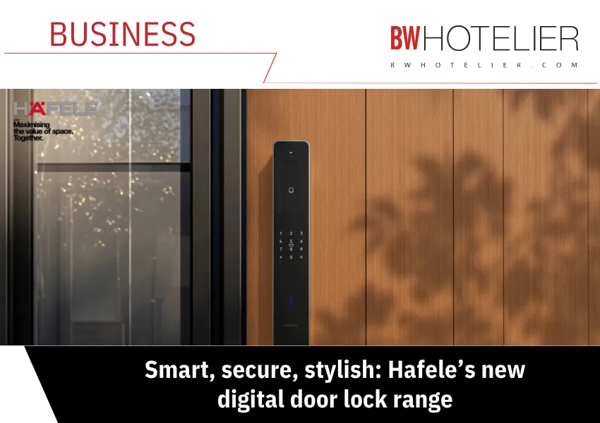Smart, secure, stylish: Hafele’s new digital door lock range - BW Hotelier