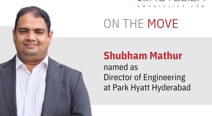 Park Hyatt Hyderabad names Shubham Mathur as Director of Engineering ...
