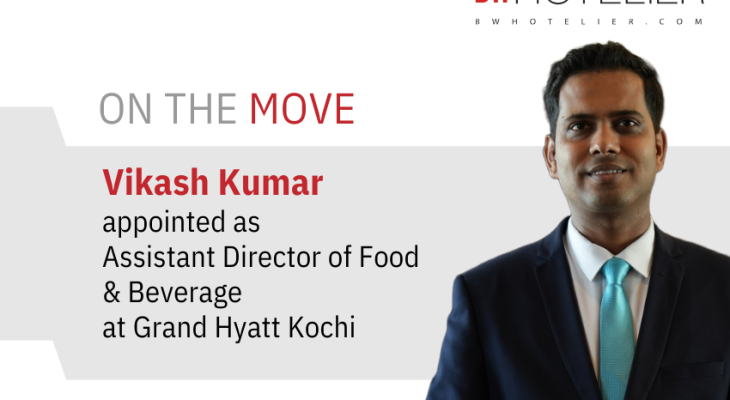 Grand Hyatt Kochi appoints Vikash Kumar as Assistant Director of Food ...