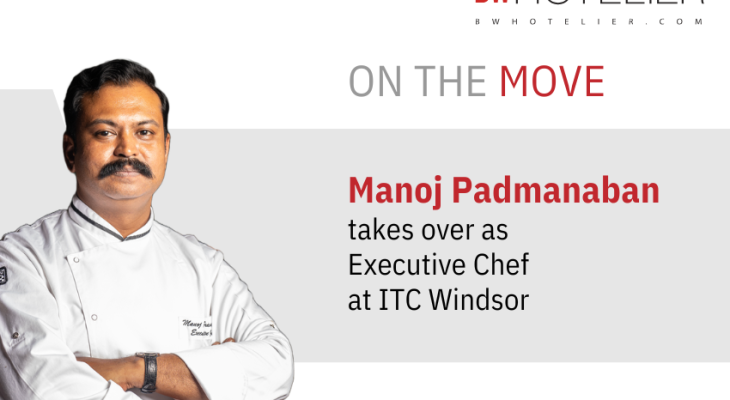 Manoj Padmanaban takes over as Executive Chef at ITC Windsor - BW Hotelier